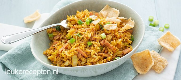 Nasi - Recept voor gebakken kruidige rijst - Leuke Recepten