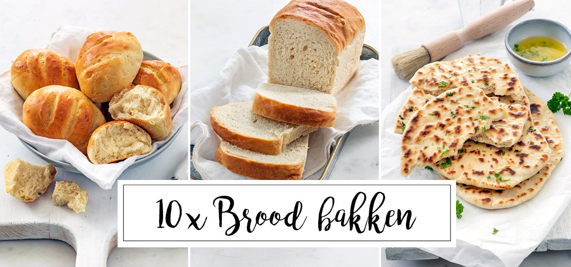 10 x brood recepten om zelf brood te bakken - LeukeRecepten