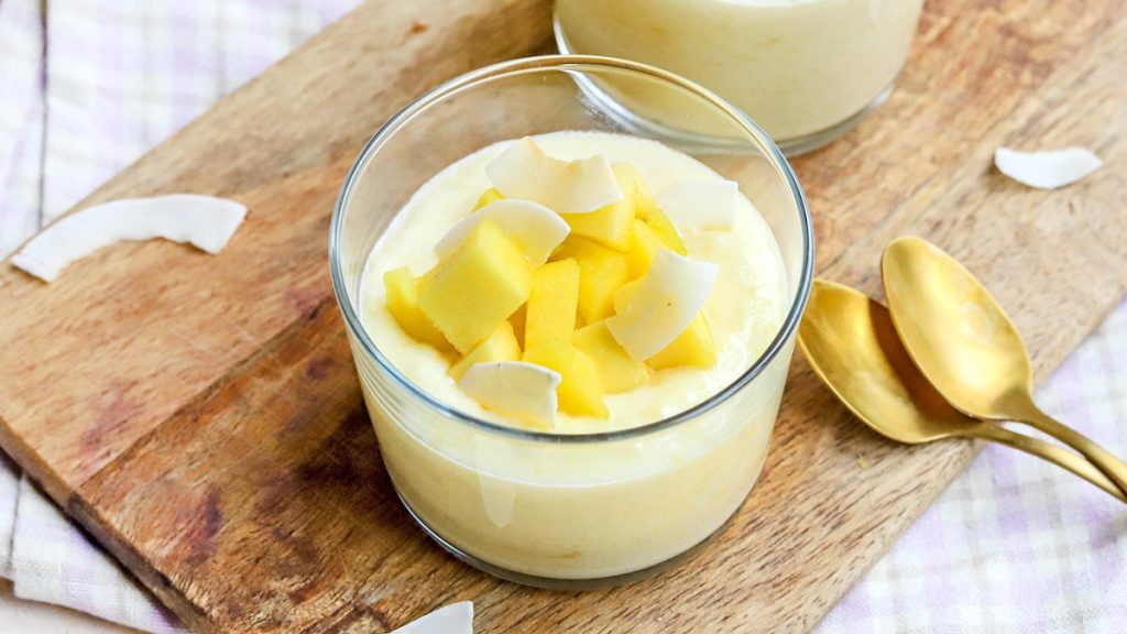 Mango mousse - Lekker verfrissend toetje - LeukeRecepten